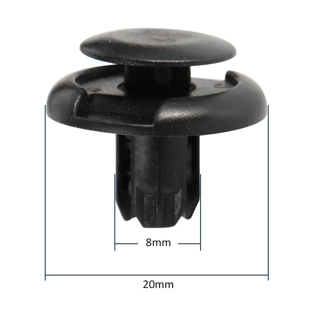 Baicheng หมุดพลาสติกสีดำ30ชิ้นตัวยึดแผงตัดแต่งคลิปใช้ได้ทั่วไป - Baicheng Fashion - ThaiPick