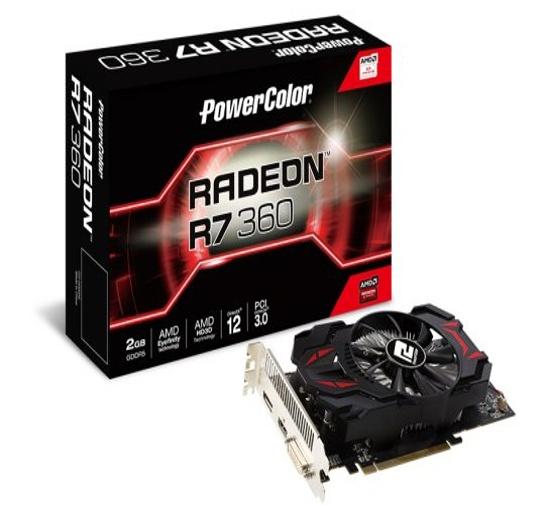 PowerColor Radeon™ R7 360 2GB GDDR5 (P/N: AXR7 360 2GB GDDR5 3YRS ...