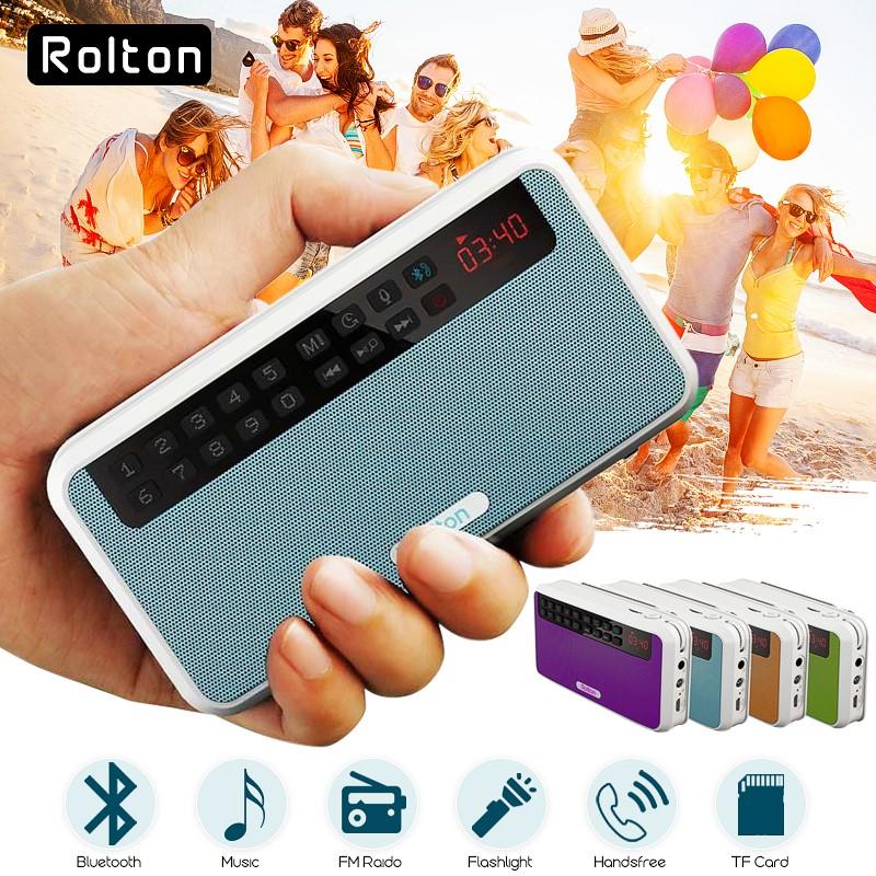 Rolton E500 Portable FM Radio Bluetooth Speaker Player USB | Lazada Singapore
