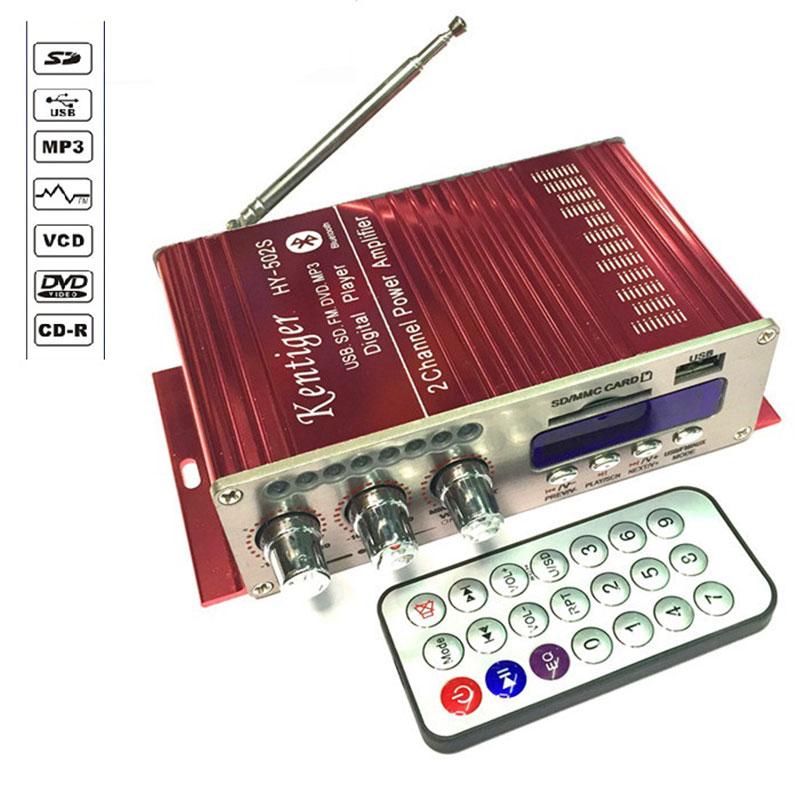 RM Car Bluetooth USB FM Power Amplifier, Household 12V 3A Mini Hi-Fi ...