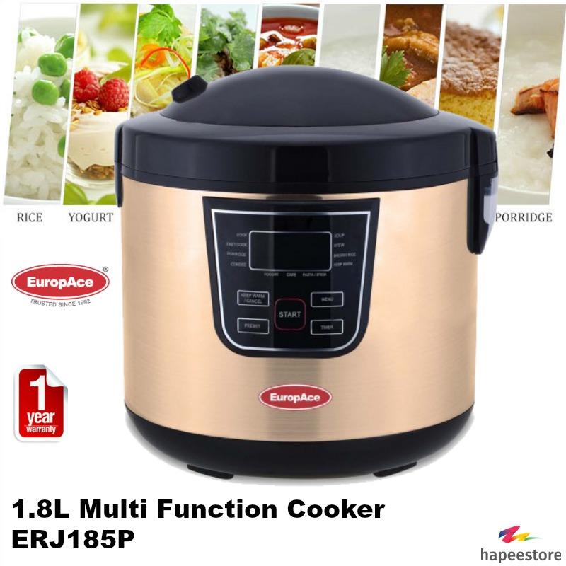 EuropAce 1.8L Multi Function Cooker - ERJ185P ERJ 185P (1 Year Warranty ...