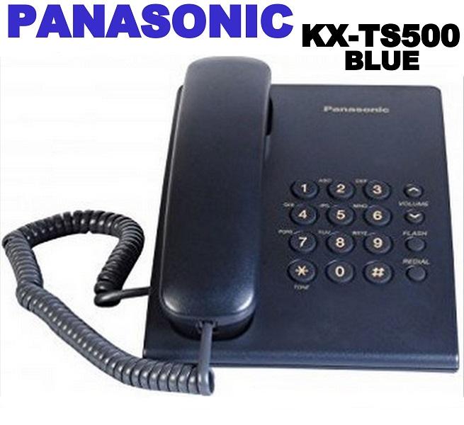 Panasonic Corded Phone Kx-Ts500Mx In 5 Different Colours (Blue) | Lazada Singapore