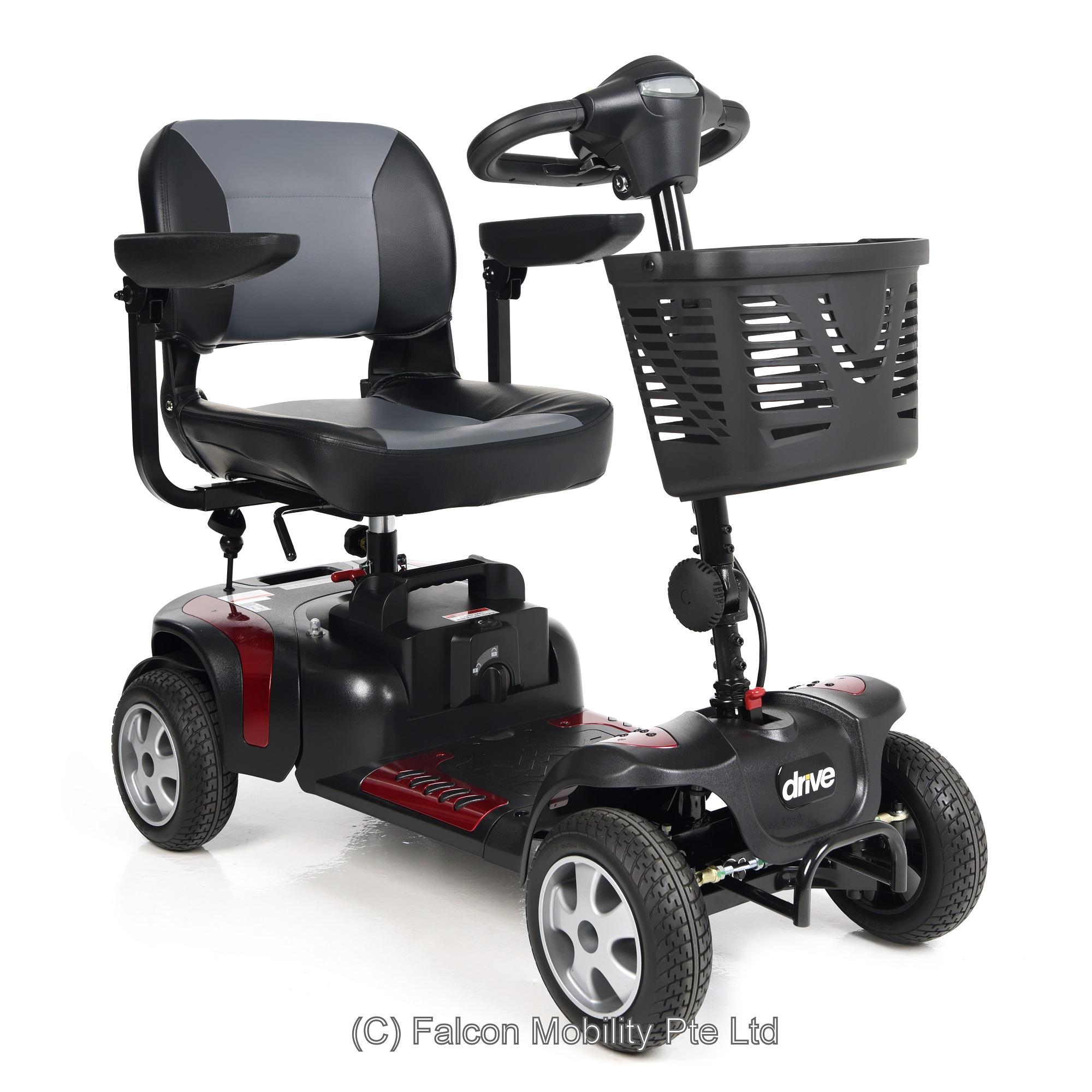 Drive Medical Phoenix HD 4-Wheeled Mobility Scooter - LTA Compliant ...