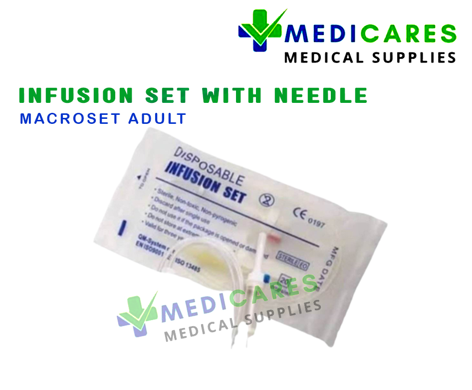 Sureguard Infusion Set With Needle(Macroset) Sterile | Lazada PH