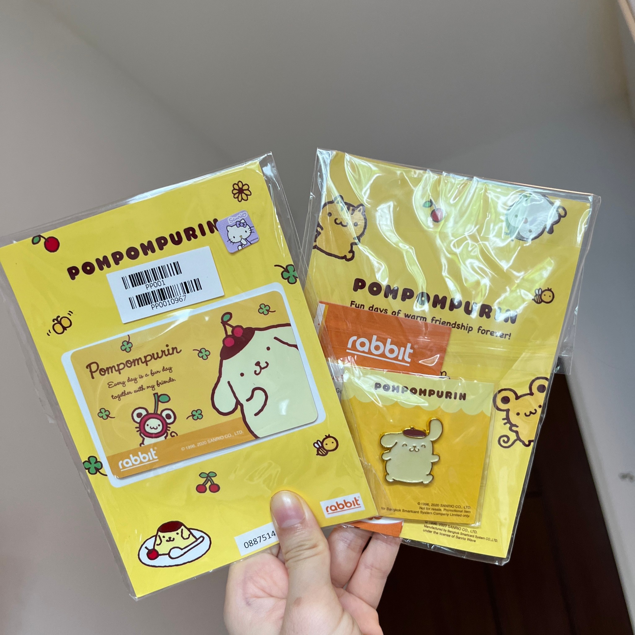 Pompompurin rabbit card พร้อมส่ง | Lazada.co.th