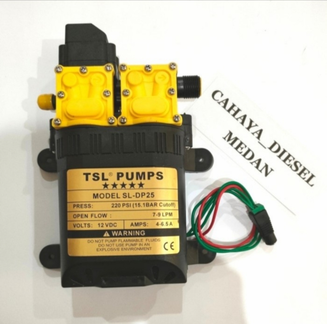 DOUBLE PUMP POMPA AIR DC12 VOLT MESIN CUCI STEAM POMPA GANDA OTOMATIS ...