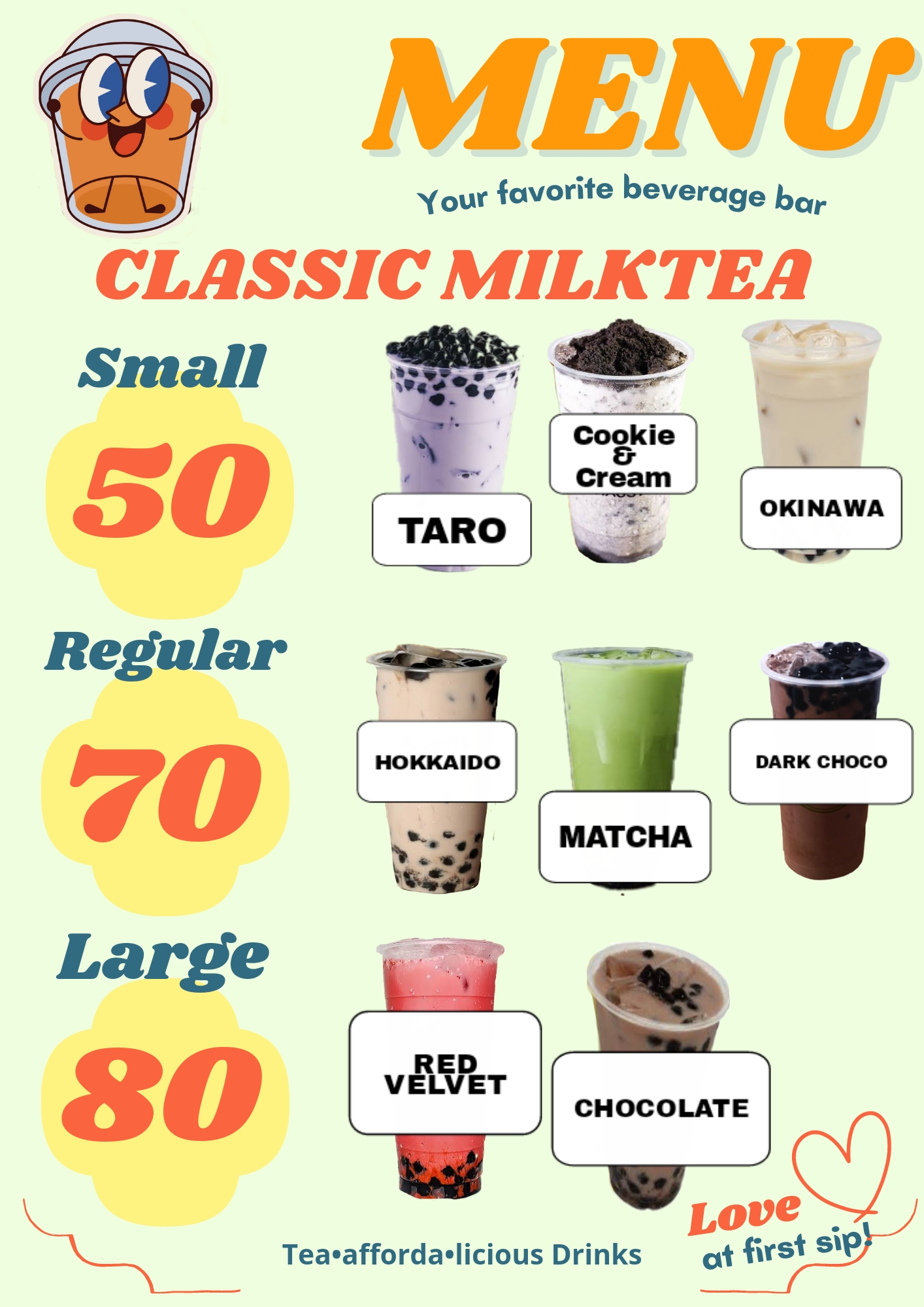 Menu Layout/ Laminated | Lazada PH