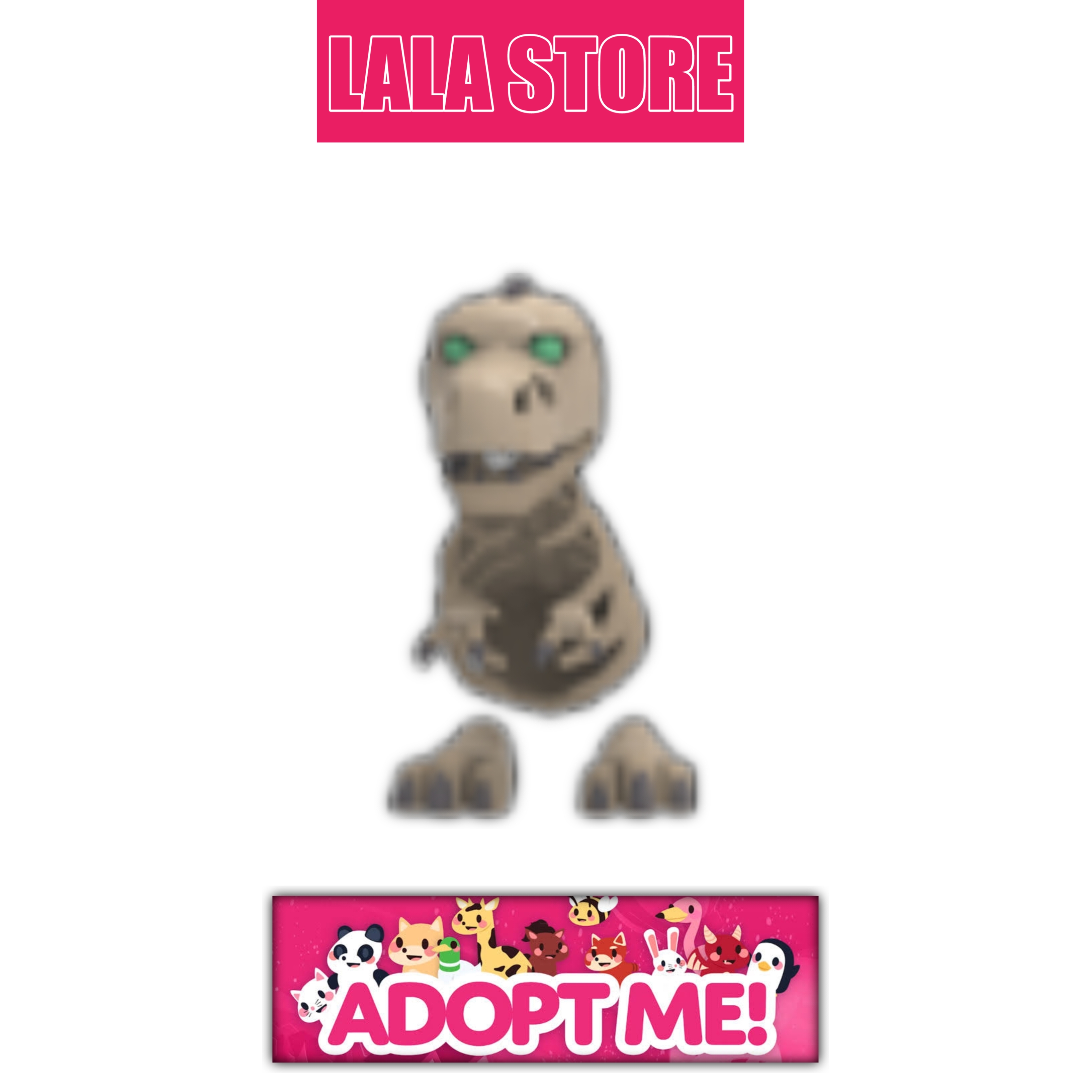 Adopt Me - Skele-Rex - Roblox | Lazada Indonesia