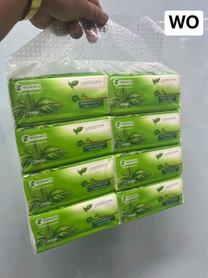 Facial tissues (HOMMSS) 8 pcs per pack | Lazada PH