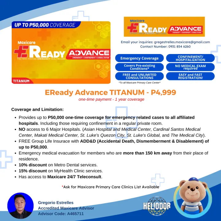 Maxicare E-Ready Advance Titanium | Lazada PH
