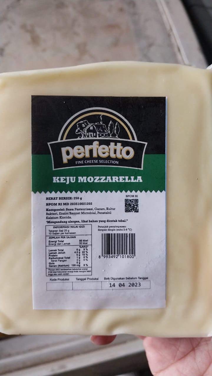 Keju mozzarella perfetto1kg | Lazada Indonesia