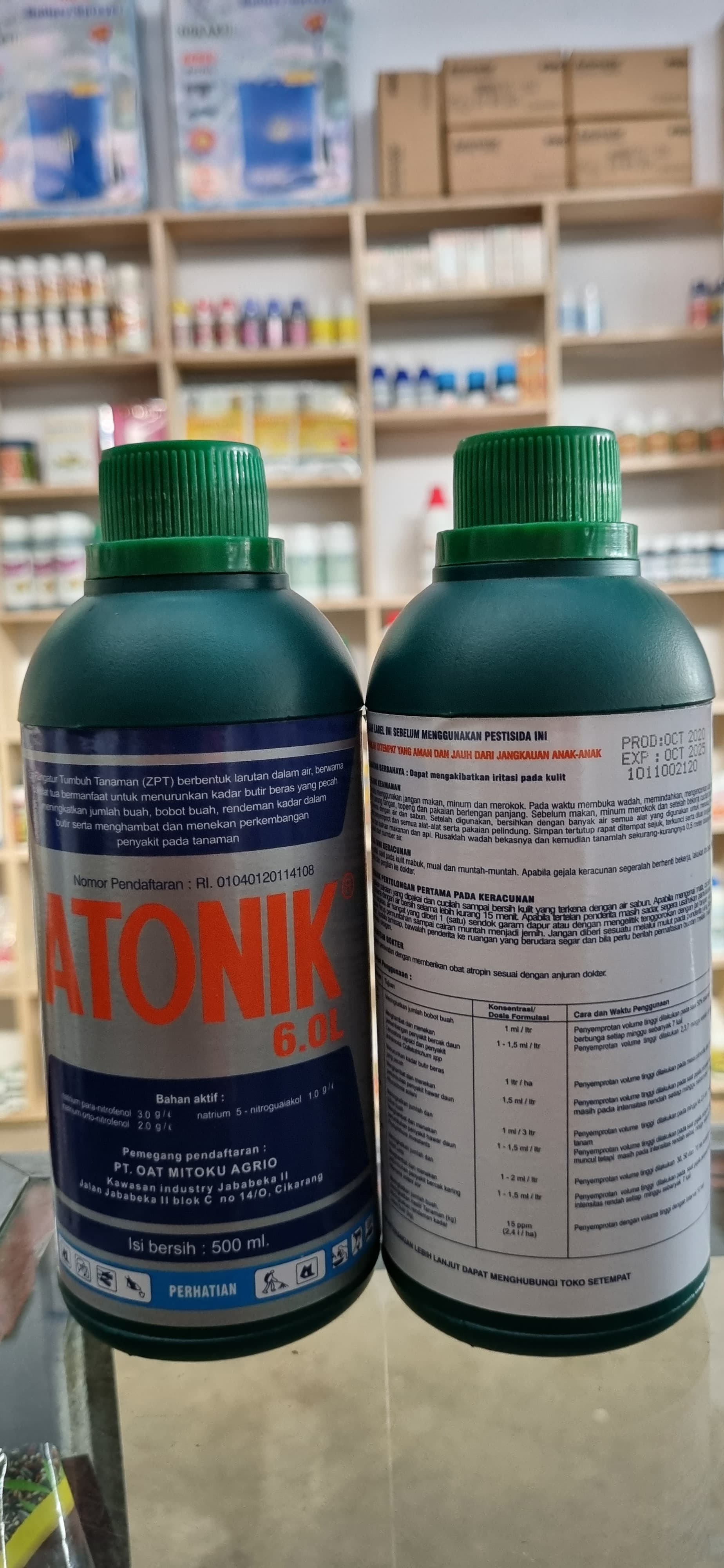 ATONIK 6.0L PUPUK CAIR HORMON ZAT PENGATUR TUMBUH ZPT | Lazada Indonesia