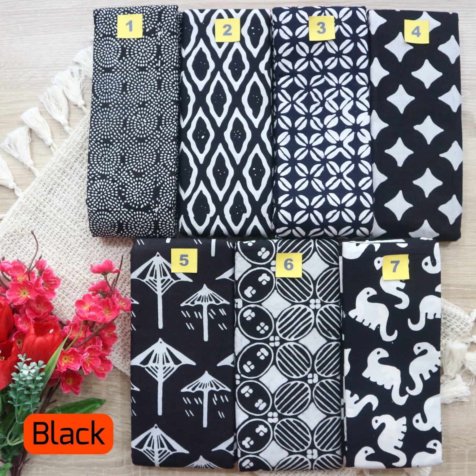 Batik Garutan /kain Black | Lazada Indonesia