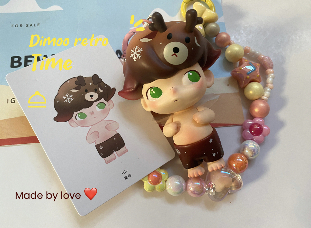 พวงกุญแจPopmart dimoo retro แท้100%พร้อมการ์ด | Lazada.co.th