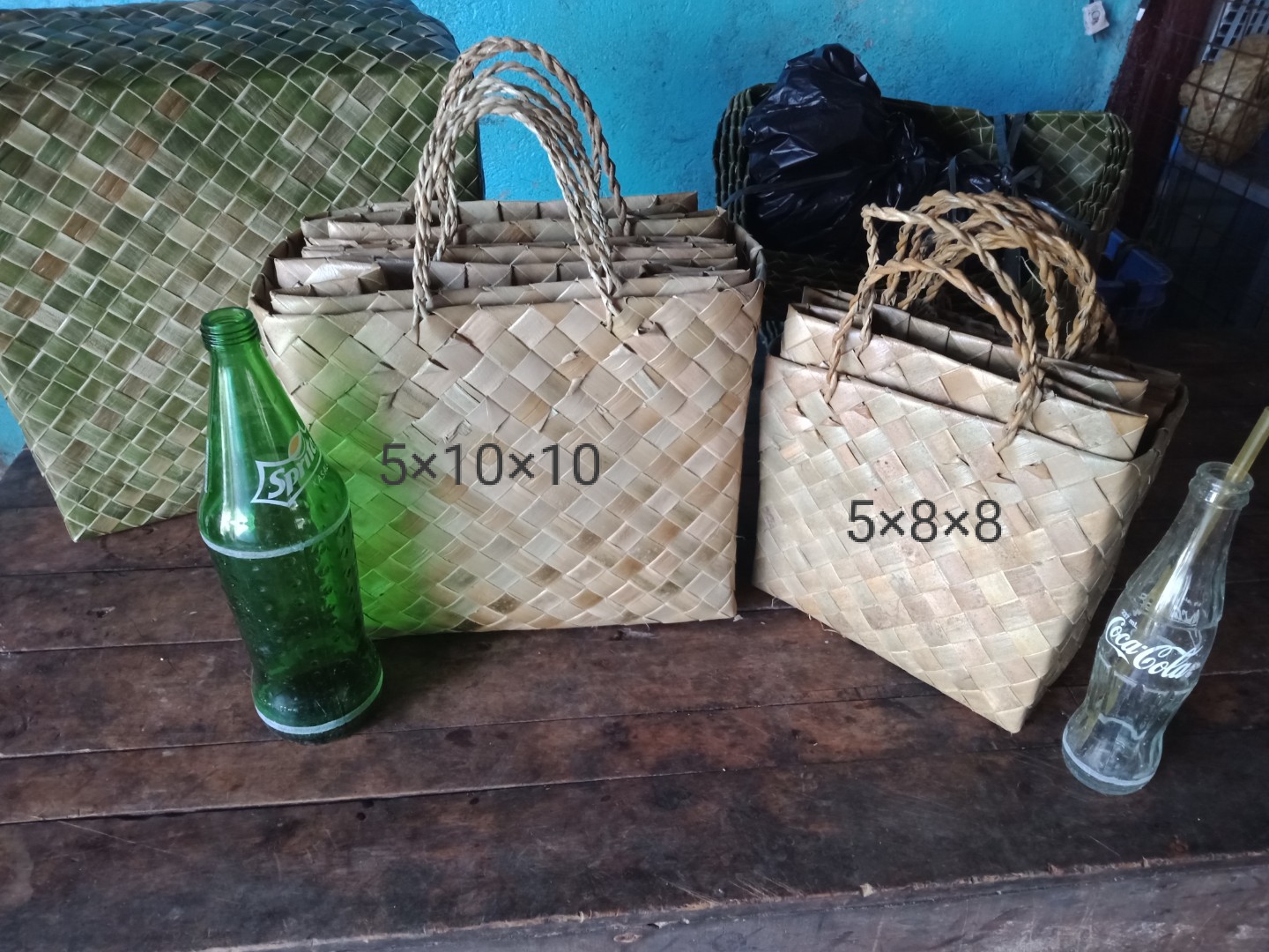 Bayong Native pandan bag Size 5×10×10 inches | Lazada PH