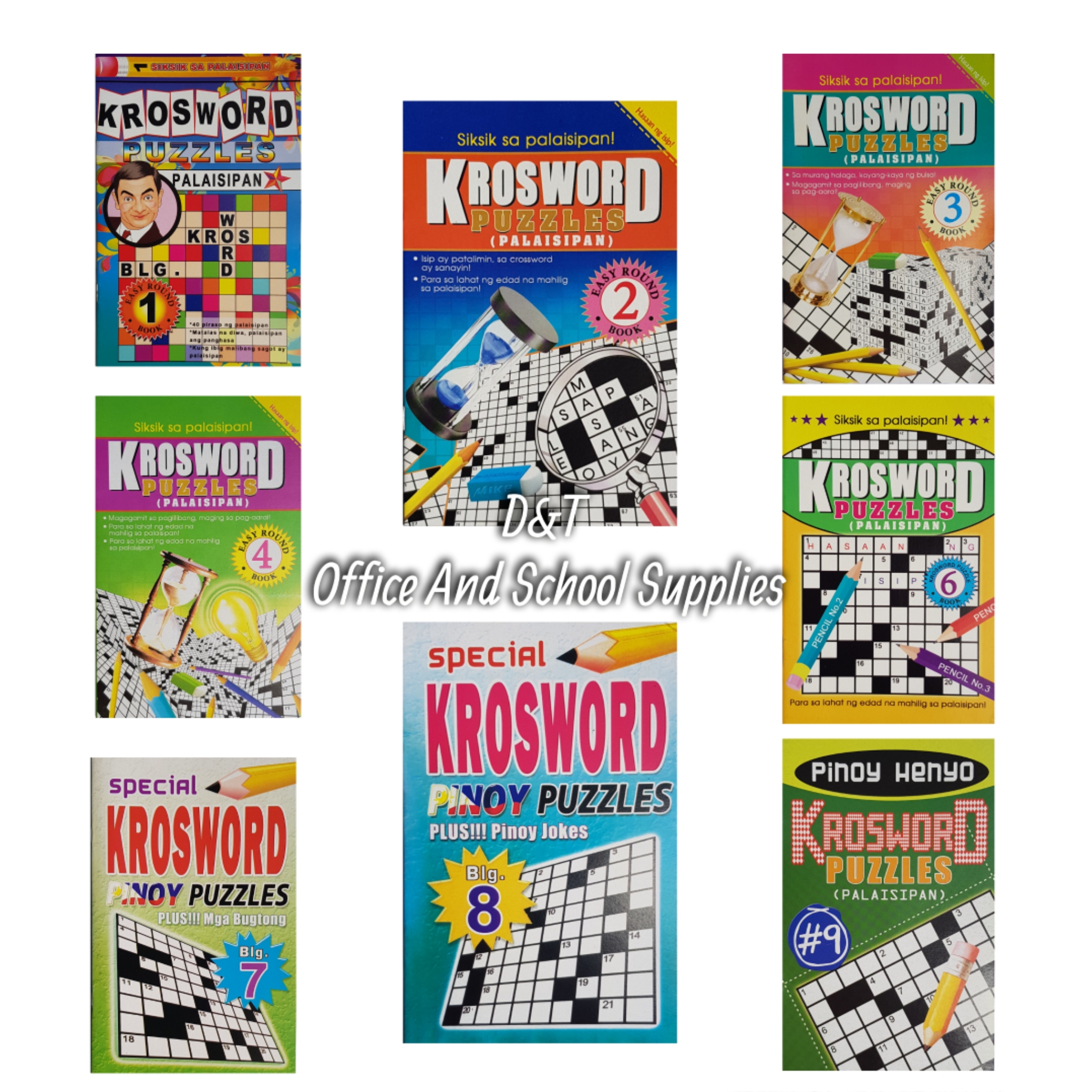 Crossword Puzzle (Tagalog) (#1-#10) | Lazada PH
