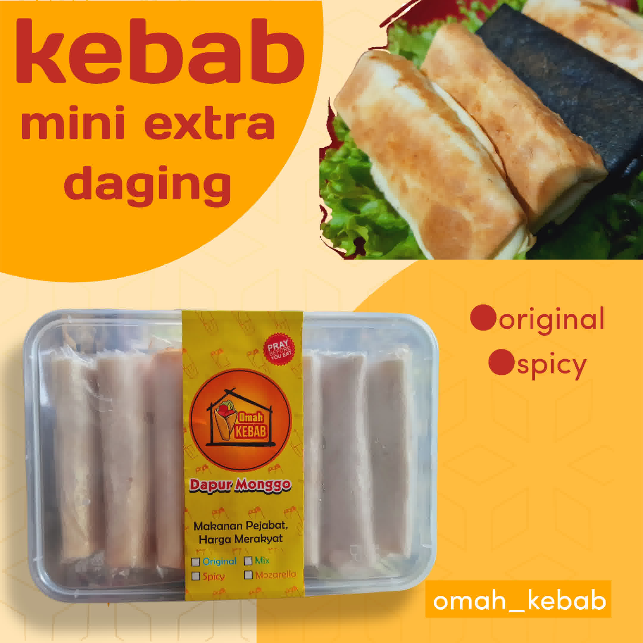 Kebab mini extra daging | Lazada Indonesia