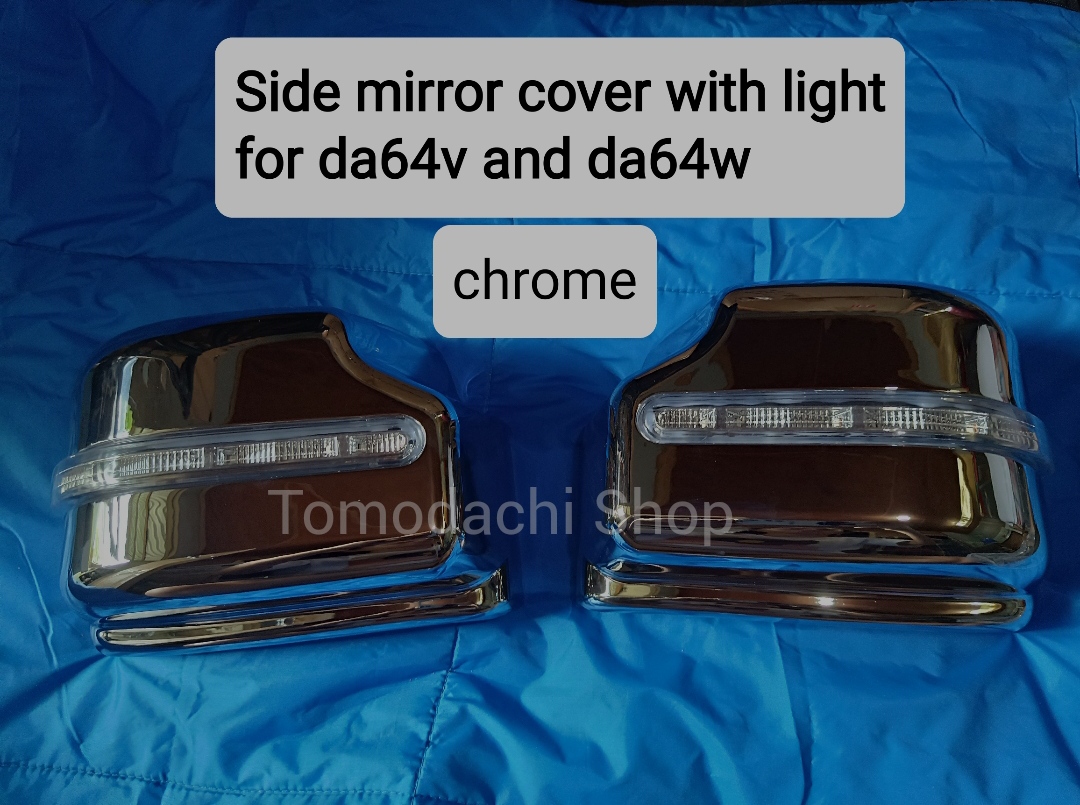 Side Mirror cover with light Chrome for da64vand da64w | Lazada PH