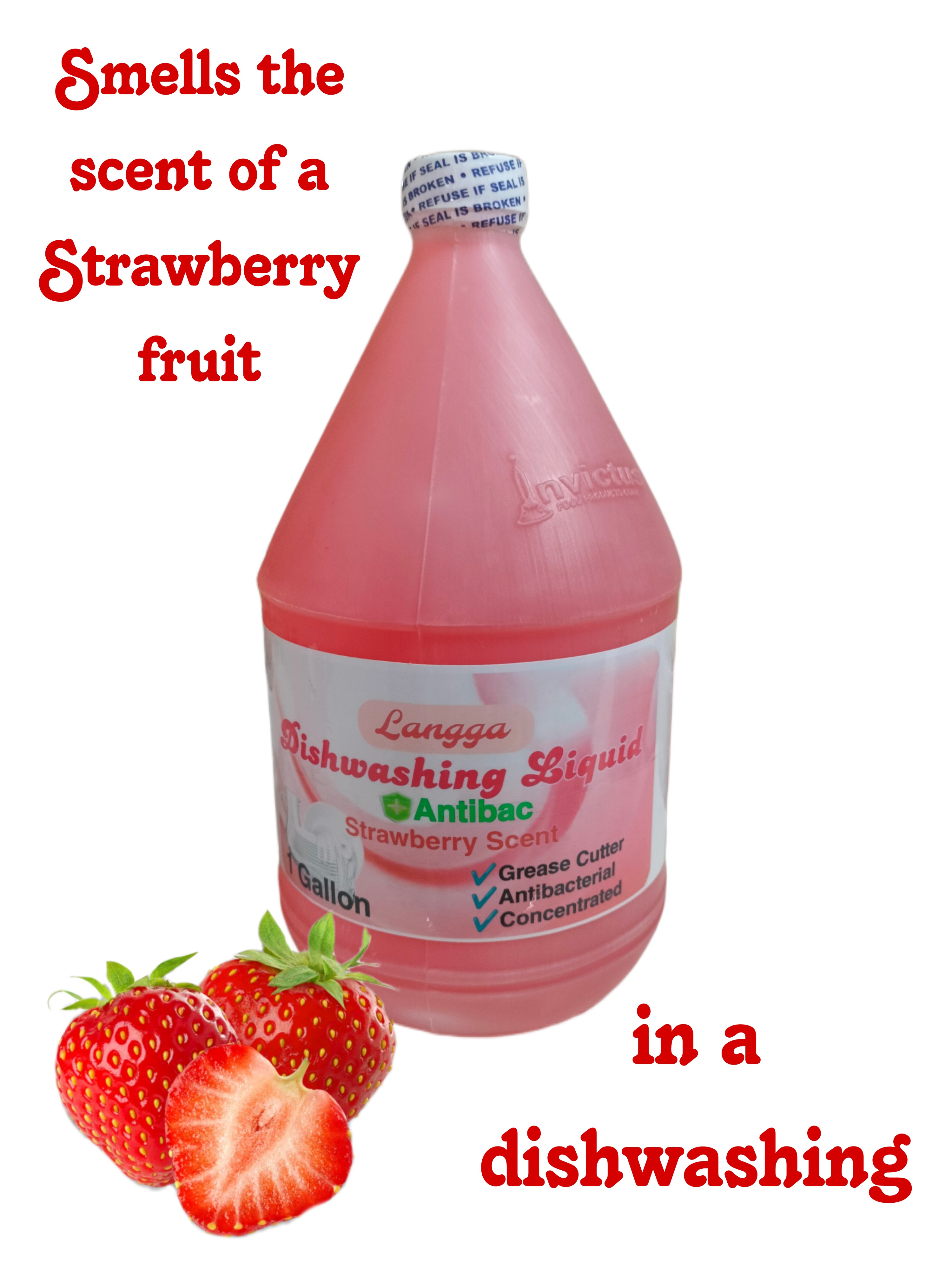 LANGGA DISHWASHING LIQUID 1 GALLON (STRAWBERRY SCENT) | Lazada PH