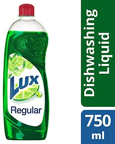 Lux Dishwash Liquid For Sparkling Clean Dishes Regular Tough On Grease ...