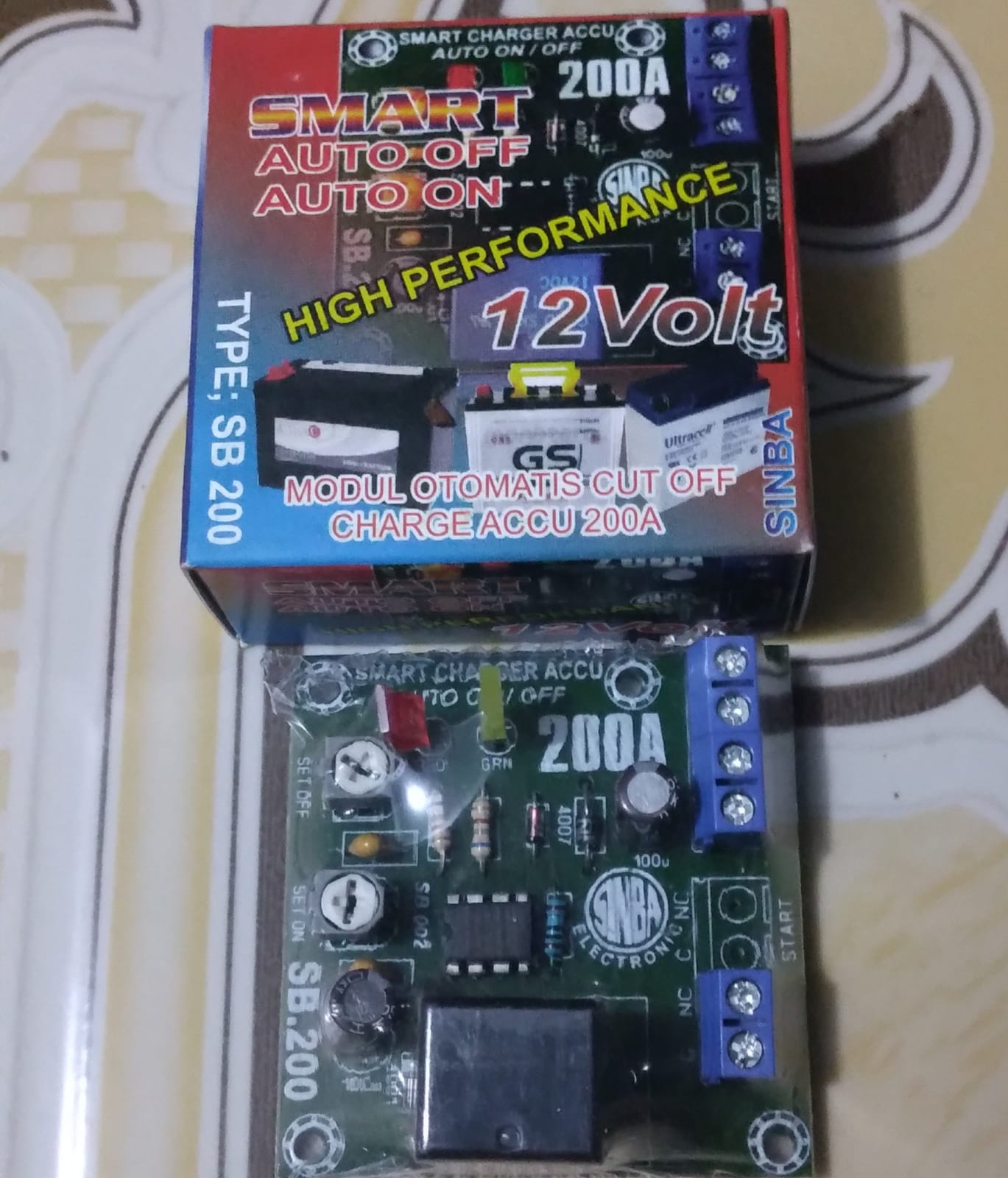 MODUL OTOMATIS CUT OFF CHARGE ACCU 200A 12V | Lazada Indonesia