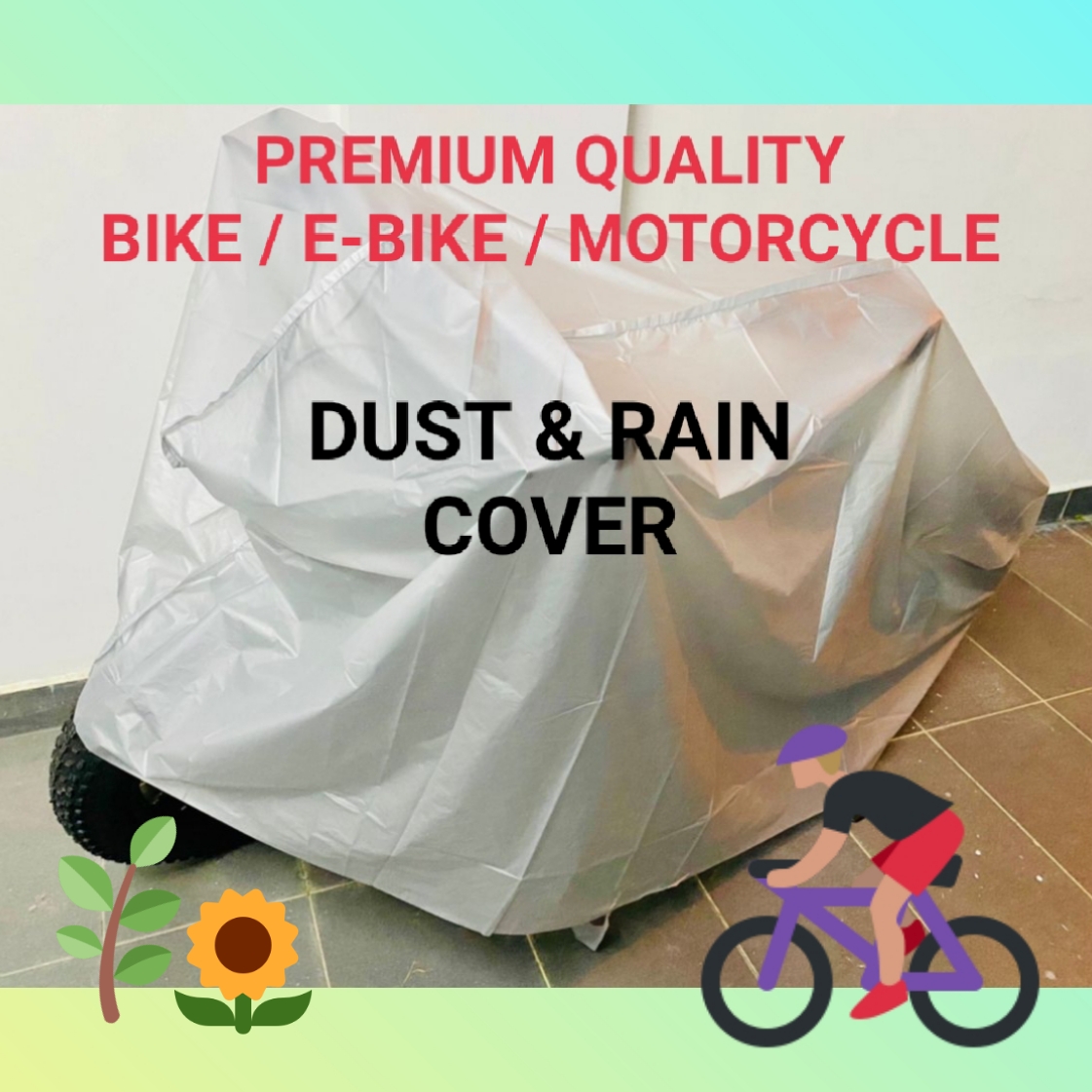 BIKE EBIKE MOTORCYCLE - DUST COVER / RAIN COVER | Lazada