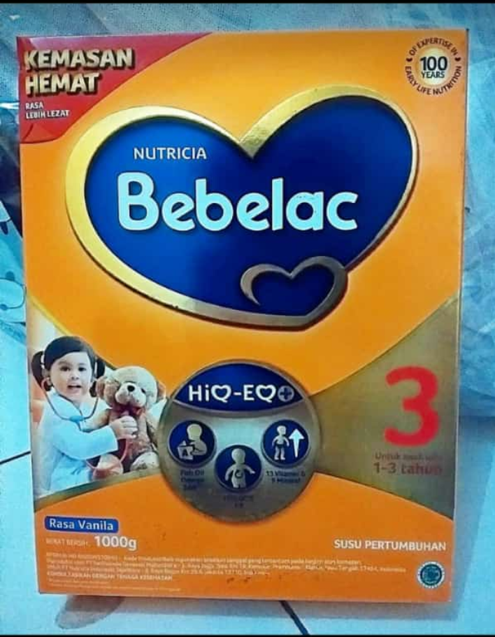 bebelac 3 rasa vanila 1000gr (kemasan box putih) | Lazada Indonesia