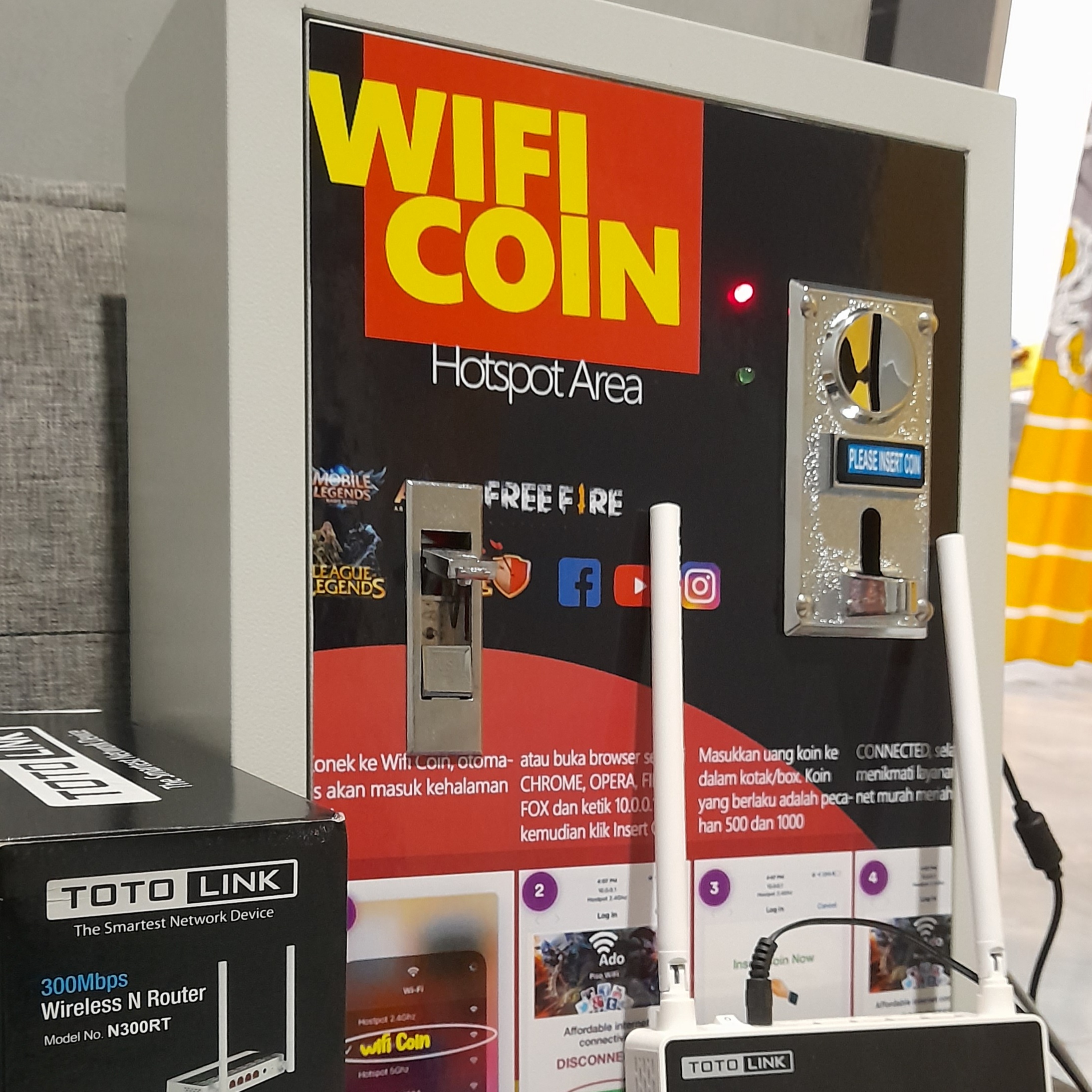 Wifi Koin (Box Besi) | Lazada Indonesia