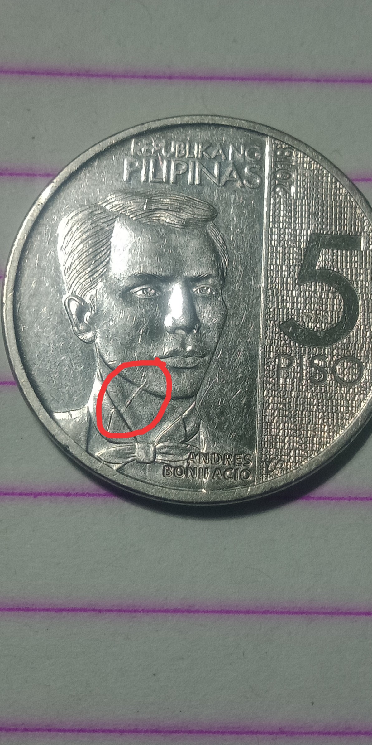 PH NGC 5 PESO DIE CRACK ERROR COIN | Lazada PH
