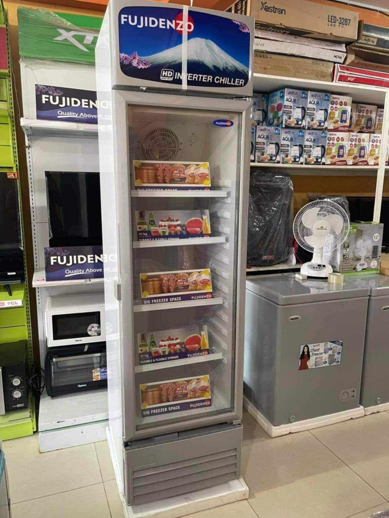 Fujidenźo 11cu. ft. Inverter Showcase Chiller Model: ISUP-110H | Lazada PH