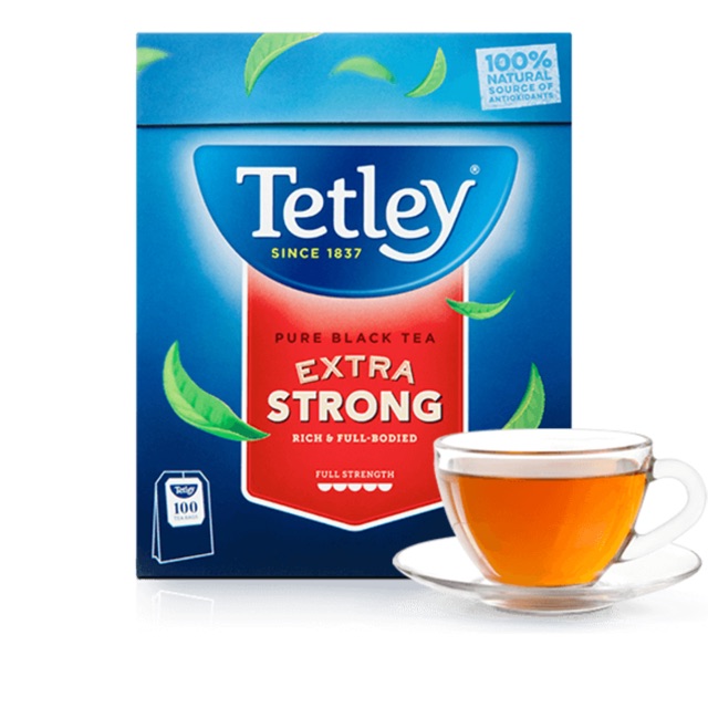 Tetley Extra Strong Tea 100 teabags | Lazada