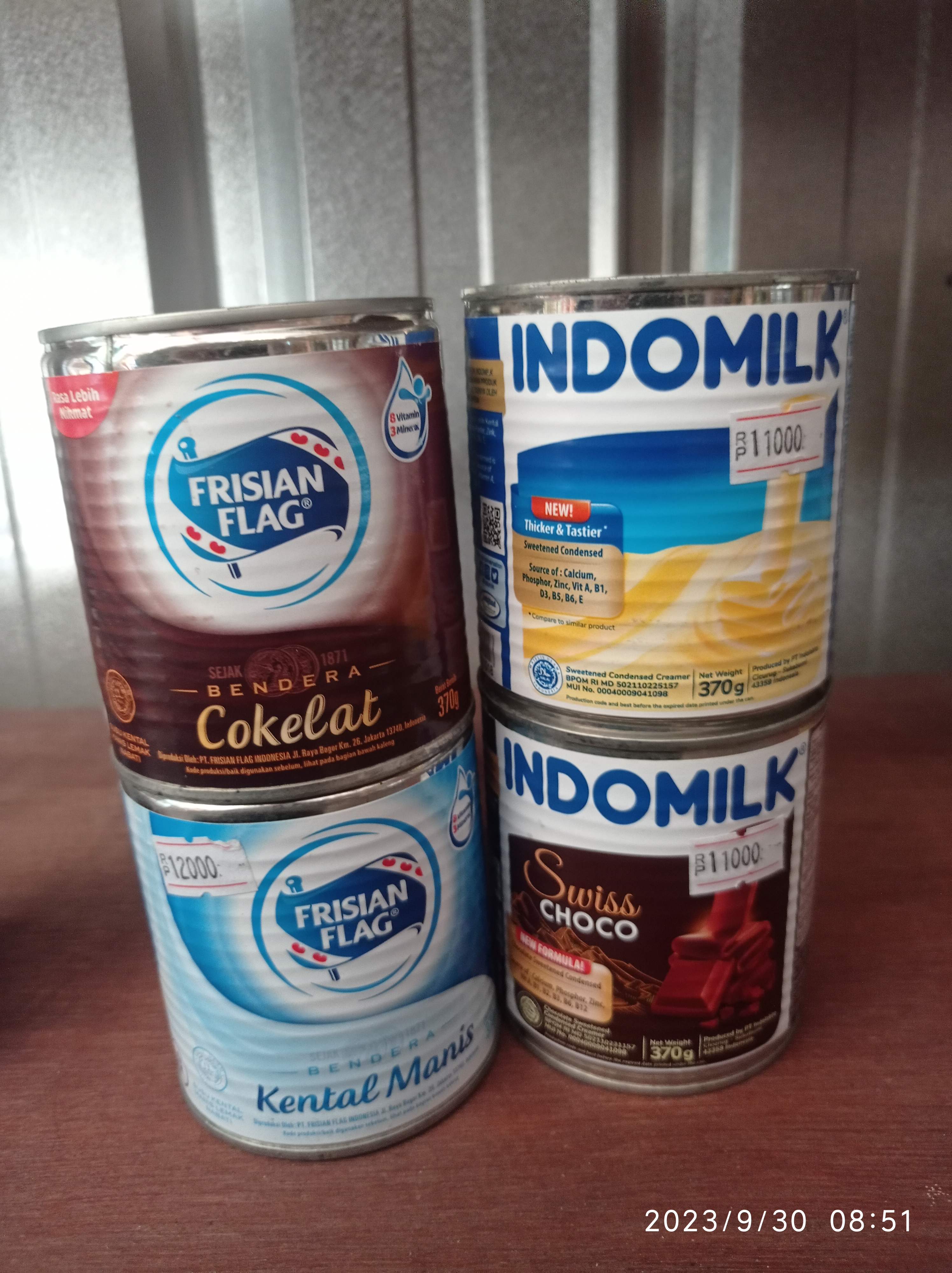 susu kental manis indomilk coklat, putih, kaleng 370 gr | Lazada Indonesia