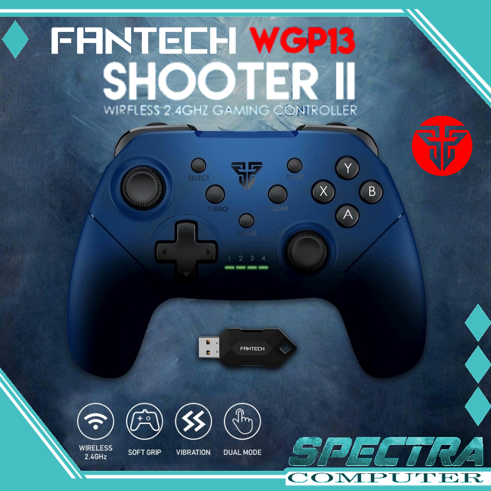 Fantech WGP13 Shooter II Gamepad Wireless WGP 13 Joystick Controller ...