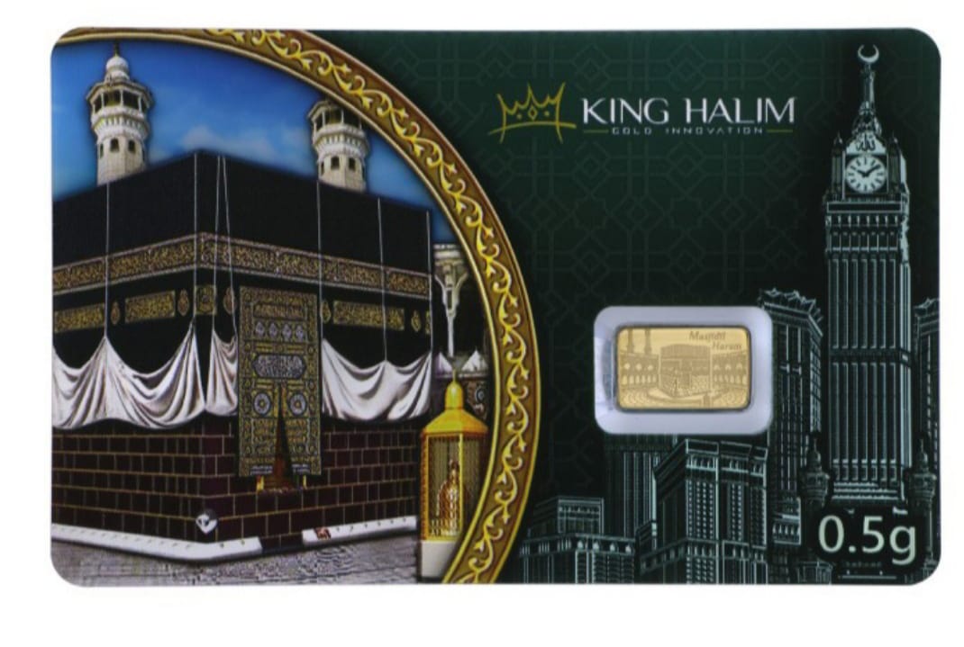 Logam mulia king halim masjidil Haram 0,5 gram | Lazada Indonesia