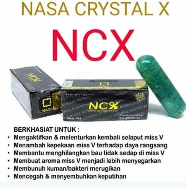 CRISTAL Natural Crystal X NCX Original HQ💯% Feminine Hygiene keputihan ...
