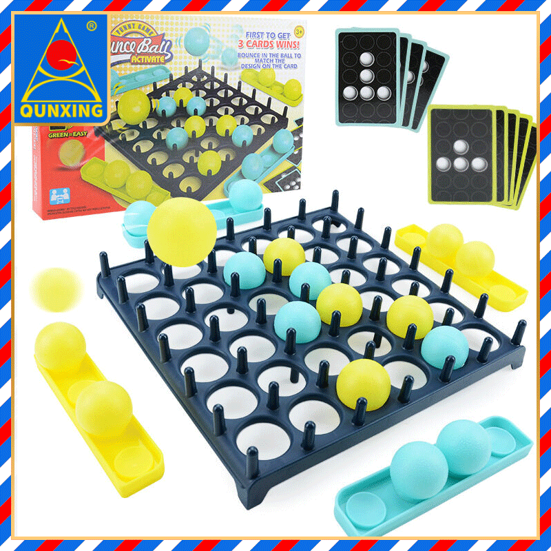 QUNXING Tango 1 Set Jumping Ball Table Games Bounce Off Game Activate ...