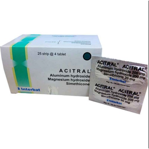 Acitral tablet strip 4 tablet | Lazada Indonesia