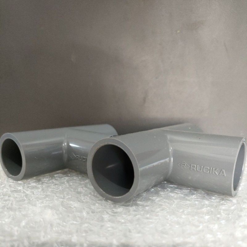 Tee / T Fitting PVC Merk RUCIKA 1/2 - 3/4 ( ORI ) | Lazada Indonesia
