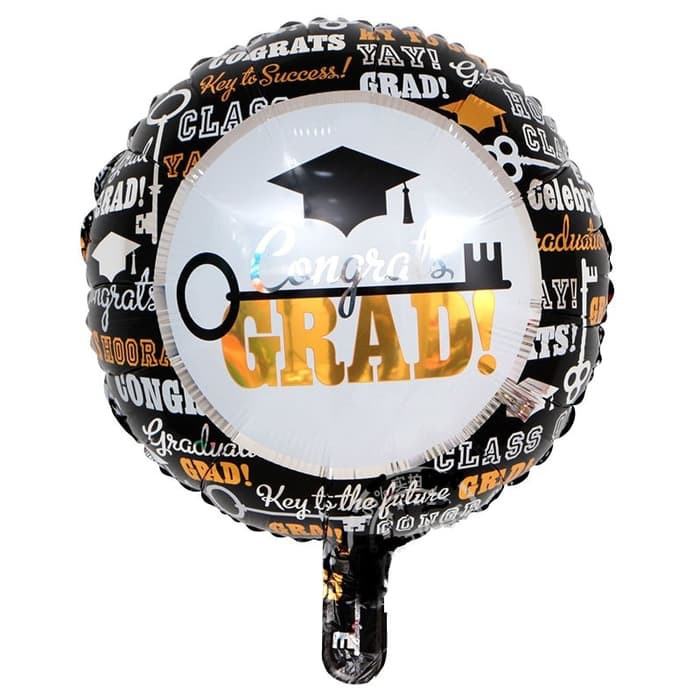Balon Wisuda Graduation happy grad toga kelulusan murah jumbo mini ...