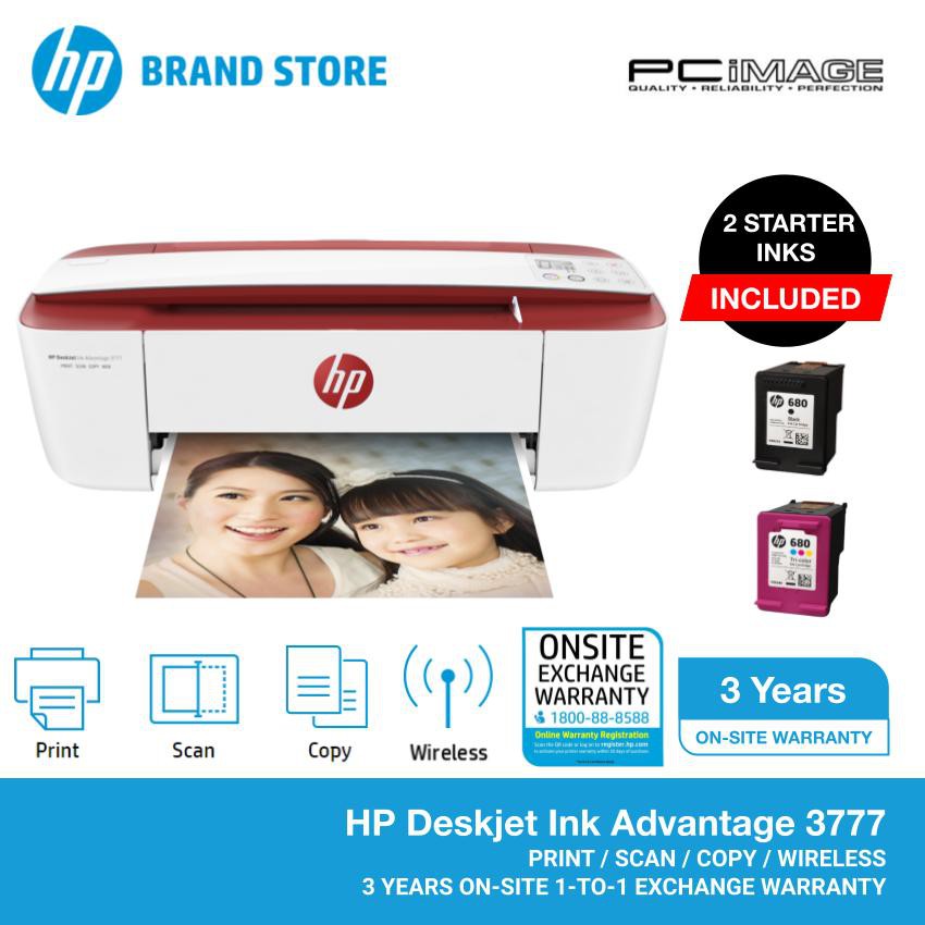 HP DeskJet Ink Advantage 3776 (T8W39B)/ 3777 (T8W40B) All-in-One ...