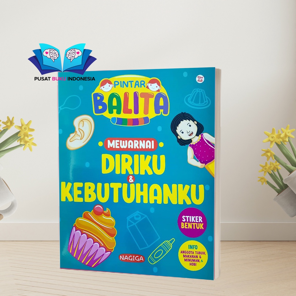 BUKU AKTIVITAS ANAK BELAJAR MENGGAMBAR MEWARNAI PINTAR BALITA MEWARNAI ...