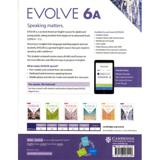 EVOLVE 6A:STUDENT'S BOOK BY DKTODAY | Lazada.co.th