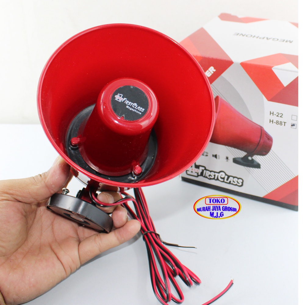Megaphone First Class H-88T Horn Spiker Jualan Bisa Usb Memory Rekam ...