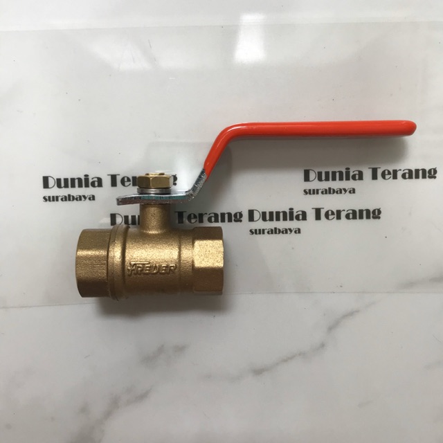 Stop Kran Air / Ball Valve Kuningan 1/2” FREDER | Lazada Indonesia