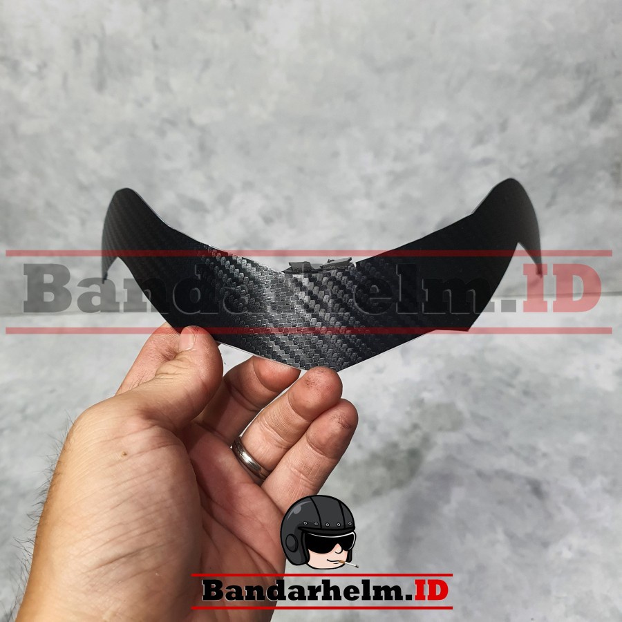 SPOILER 3 DIMENSI HELM KYT R10 CARBON | Lazada Indonesia