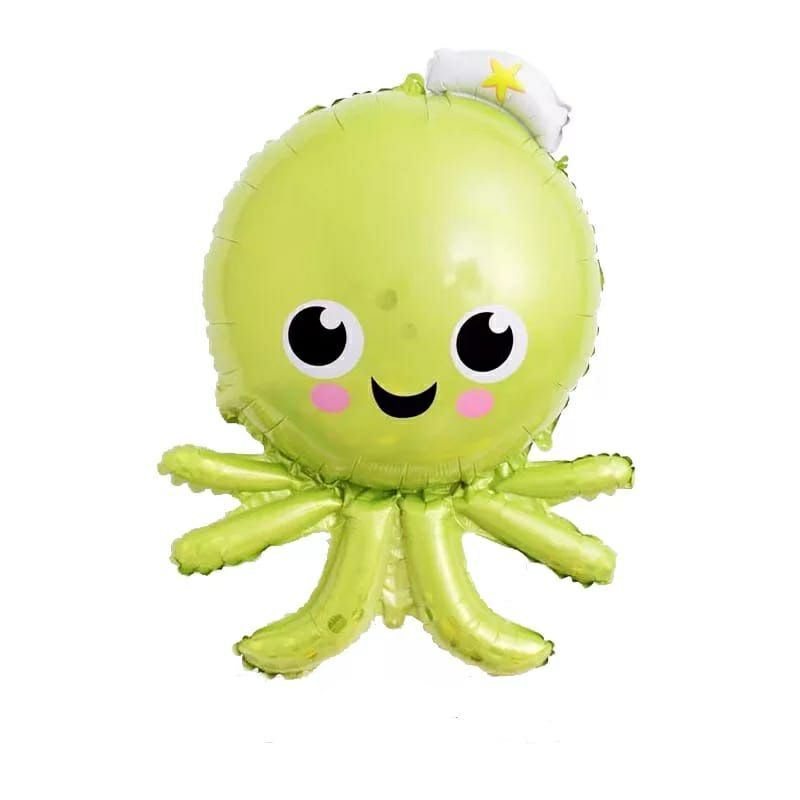 Balon foil binatang laut sea animal mini hewan laut octopus / gurita ...