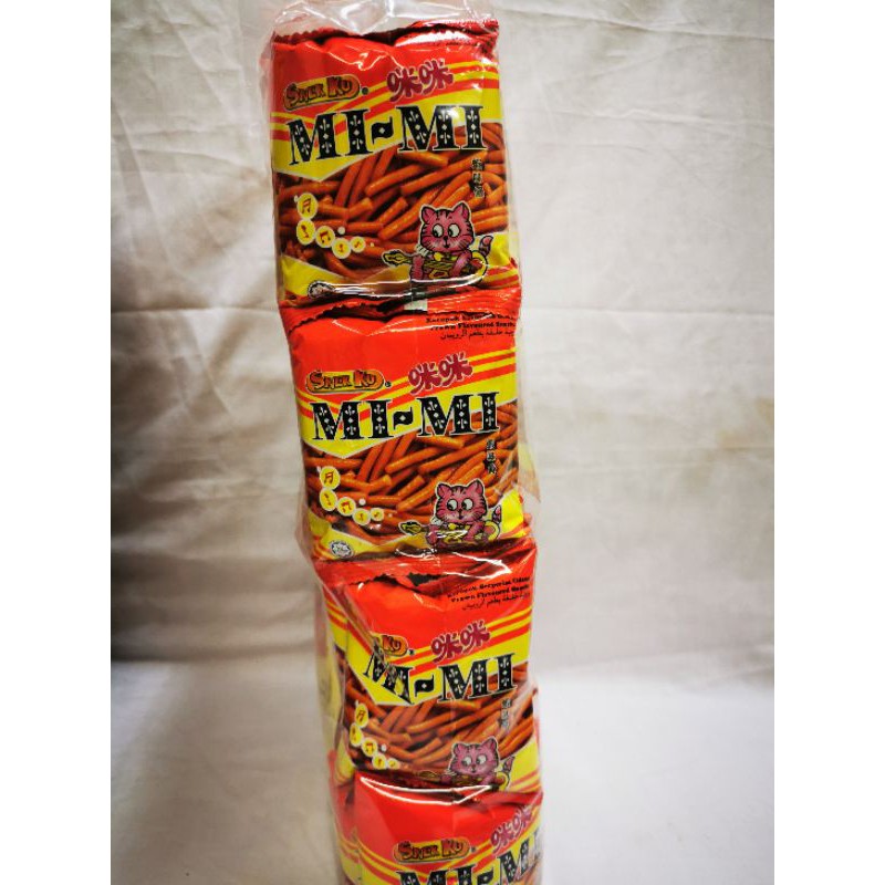 Snek Ku Tam Tam/MINI/PICK FINE/MIMI GARLIC MI SPICY (18g x30 Packets ...