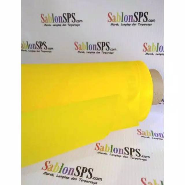 Kain Screen Sablon T150 Kuning 50cm Lebar 165cm | Lazada Indonesia