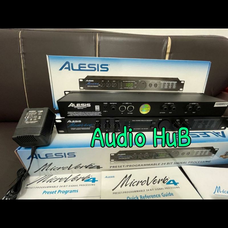 ALESIS MICROVERB 4 MICROVERB4 USA ORIGINAL EFEK VOKAL EFFECT VOCAL ORI ...