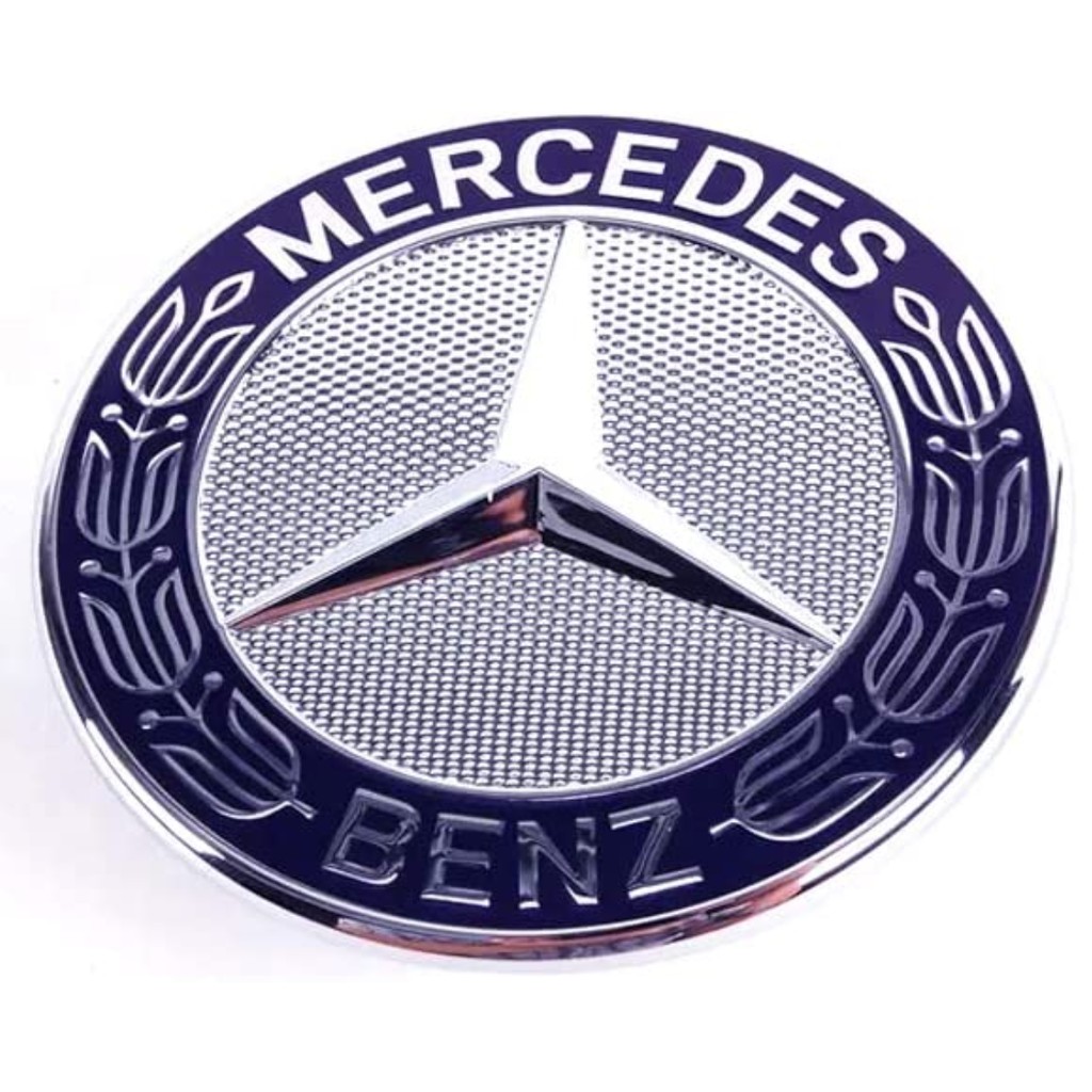 Bonnet "Badge" Logo BLUE W204 Genuine Mercedes Benz (ORIGINAL ...